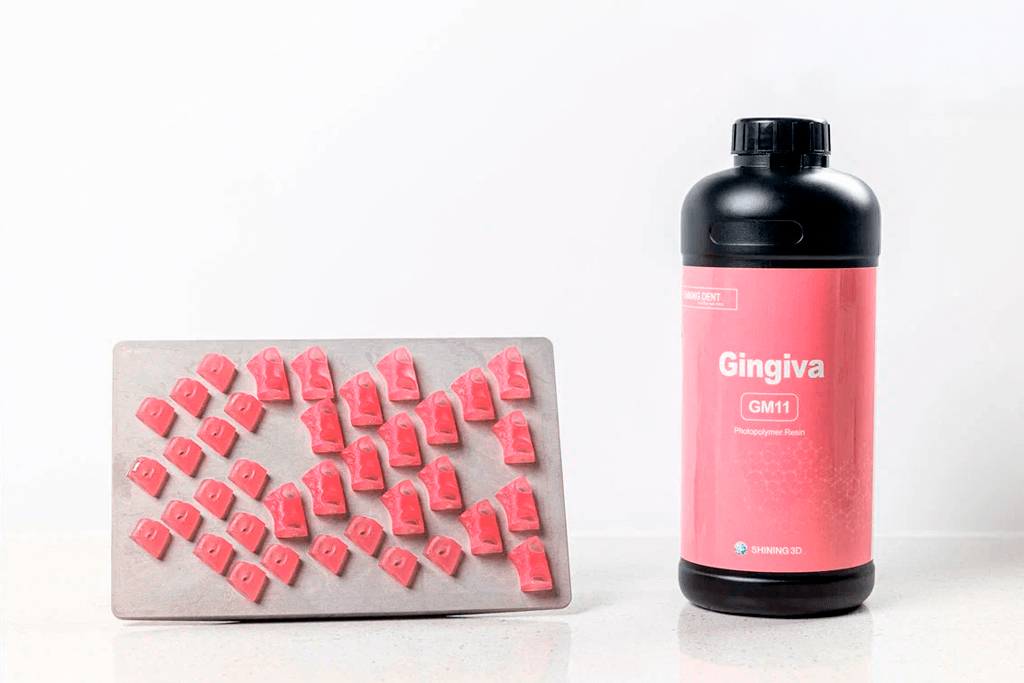 Фотополимер Shining 3D Gingiva Mask (GM11), цвет – прозрачно-розовый, 1 кг купить с доставкой в ...